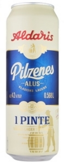 Beer In Can "Pilzenes", Aldaris 4.2% Alc. 0.568L - Russian Food Online ...