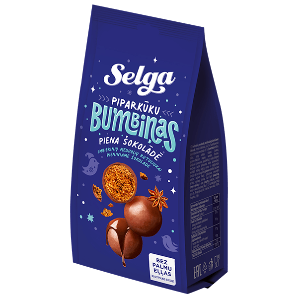 Christmas Sweets, Gingerbread Balls In Milk Chocolate "Selga" 150g ...